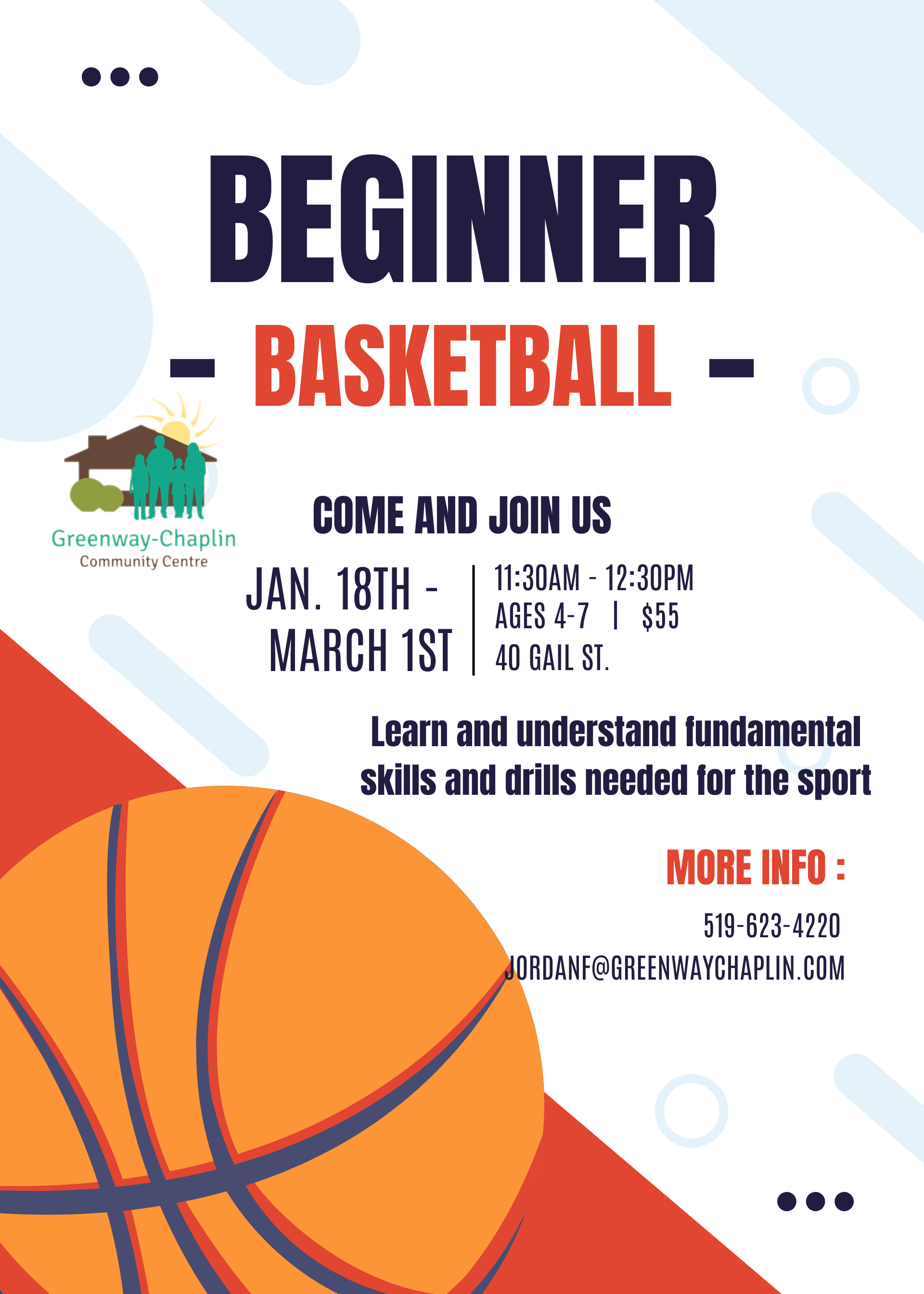 Programs – Greenway-Chaplin Community Centre